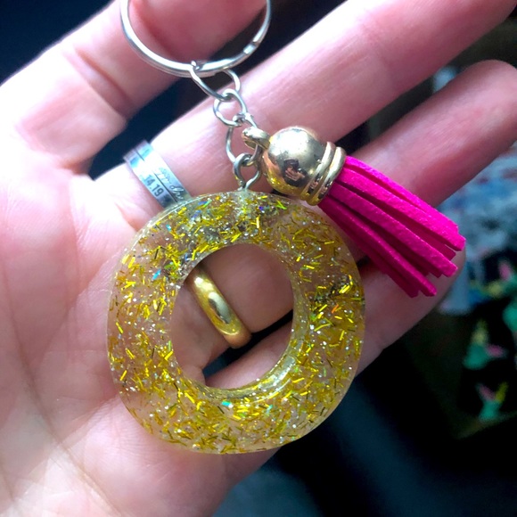 Accessories | Resin Initial Keychain | Poshmark